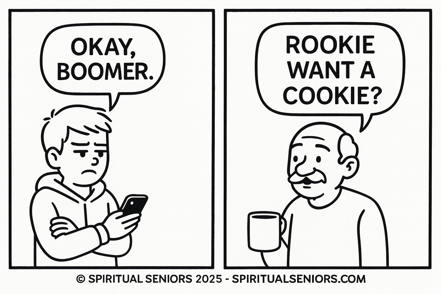 Rookie Want A Cookie? | Humor From Spiritual Seniors